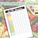 Eat the Rainbow Checklist Printable , A4, A5 Sizes, Healtly Food Chart ...