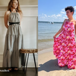 Isla Dress PDF Sewing Pattern, Sizes 0-18, Beginner-friendly + Detailed ...