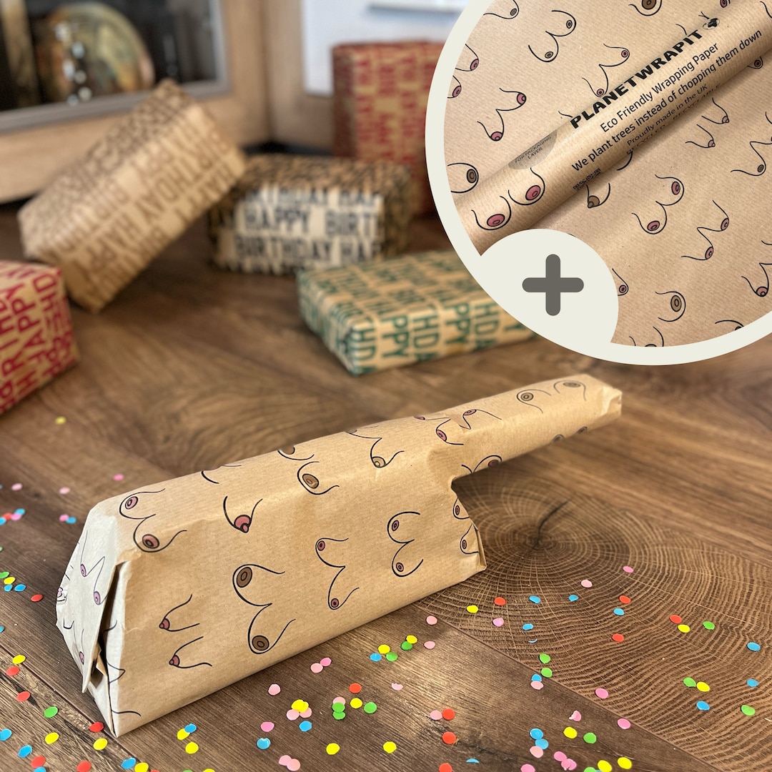 Unforgettable Hand Broom Gift Packaging Funny Breasts Design - Etsy