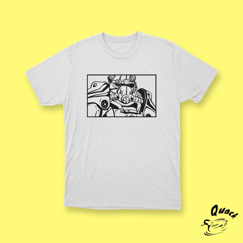 Steel Sentinel: Brotherhood of Steel Power Armor Tee Fallout Inspired ...