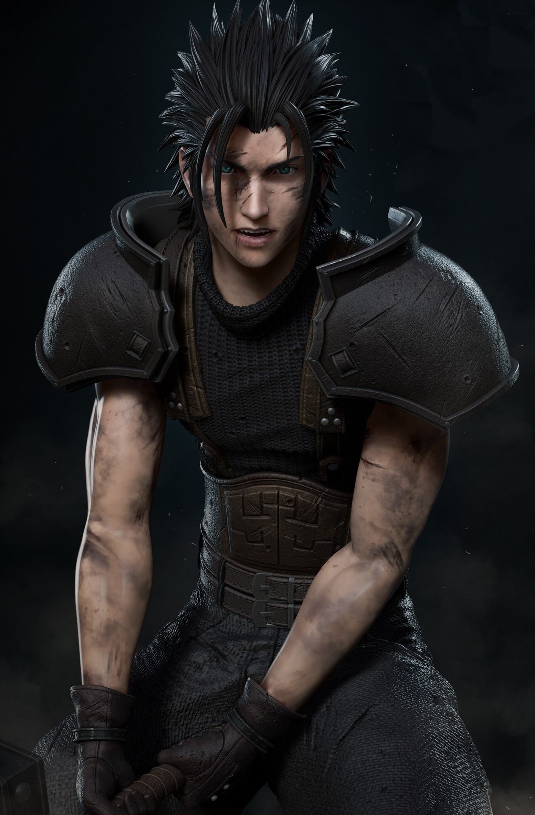 Stl Zack Fair Presupported ffvii 3d Printable STL File Instant Download ...