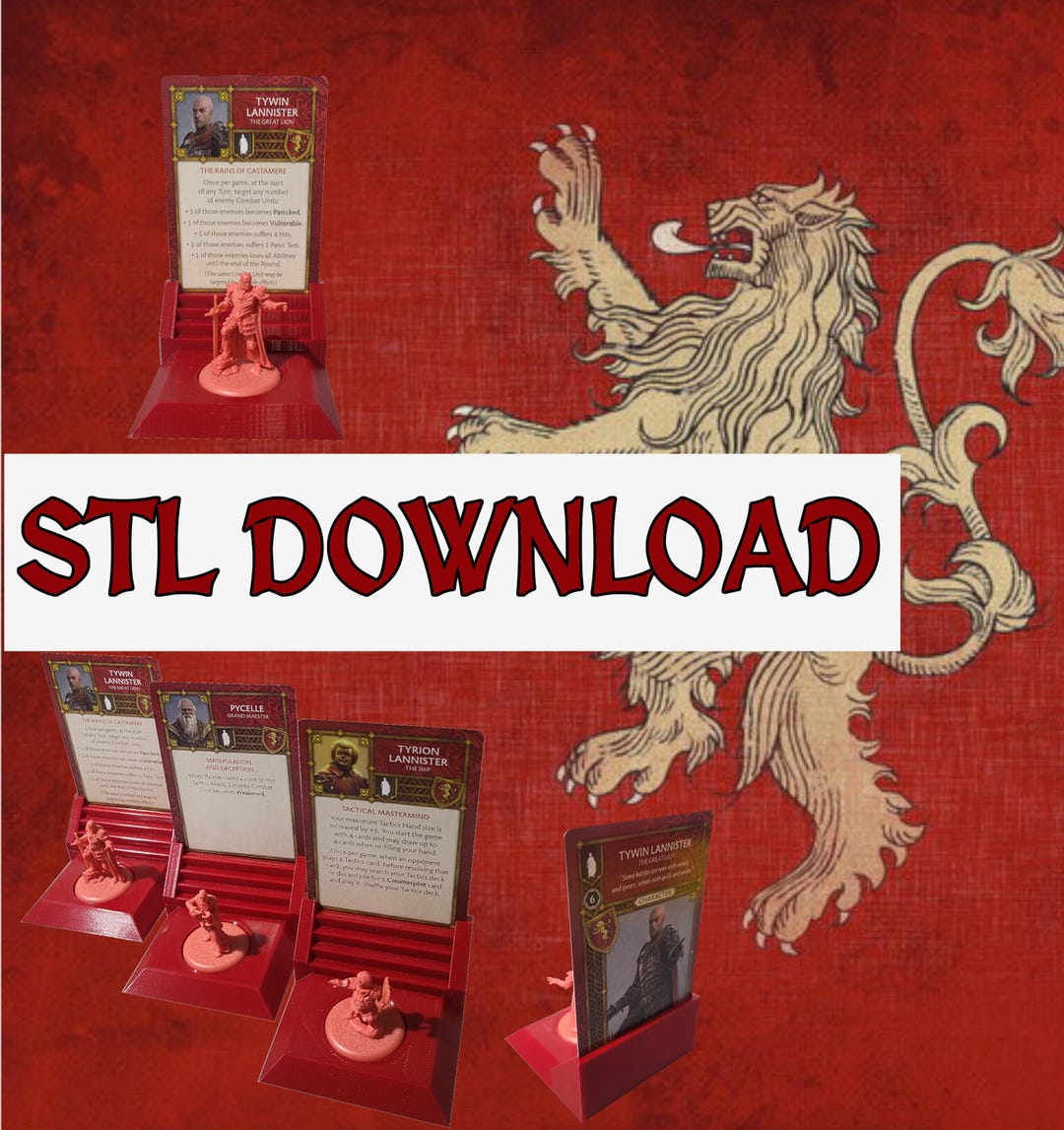 NCU Trays for ASOIAF Miniatures Game Stl File ONLY - Etsy