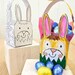 Paper EASTER BUNNY BOX Printable, Paper Gift Box Craft Kit, Cut and ...