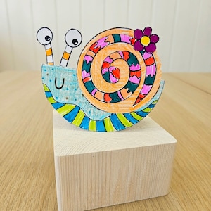 Build a Rocking Paper Snail Family, Snail Printable, Activity Sheets ...