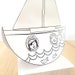 Build a Rocking Paper Boat Boat Craft Printable Activity - Etsy UK