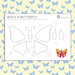 Build a Butterfly, Butterfly Printable, Paper Craft Activity, Cut and ...