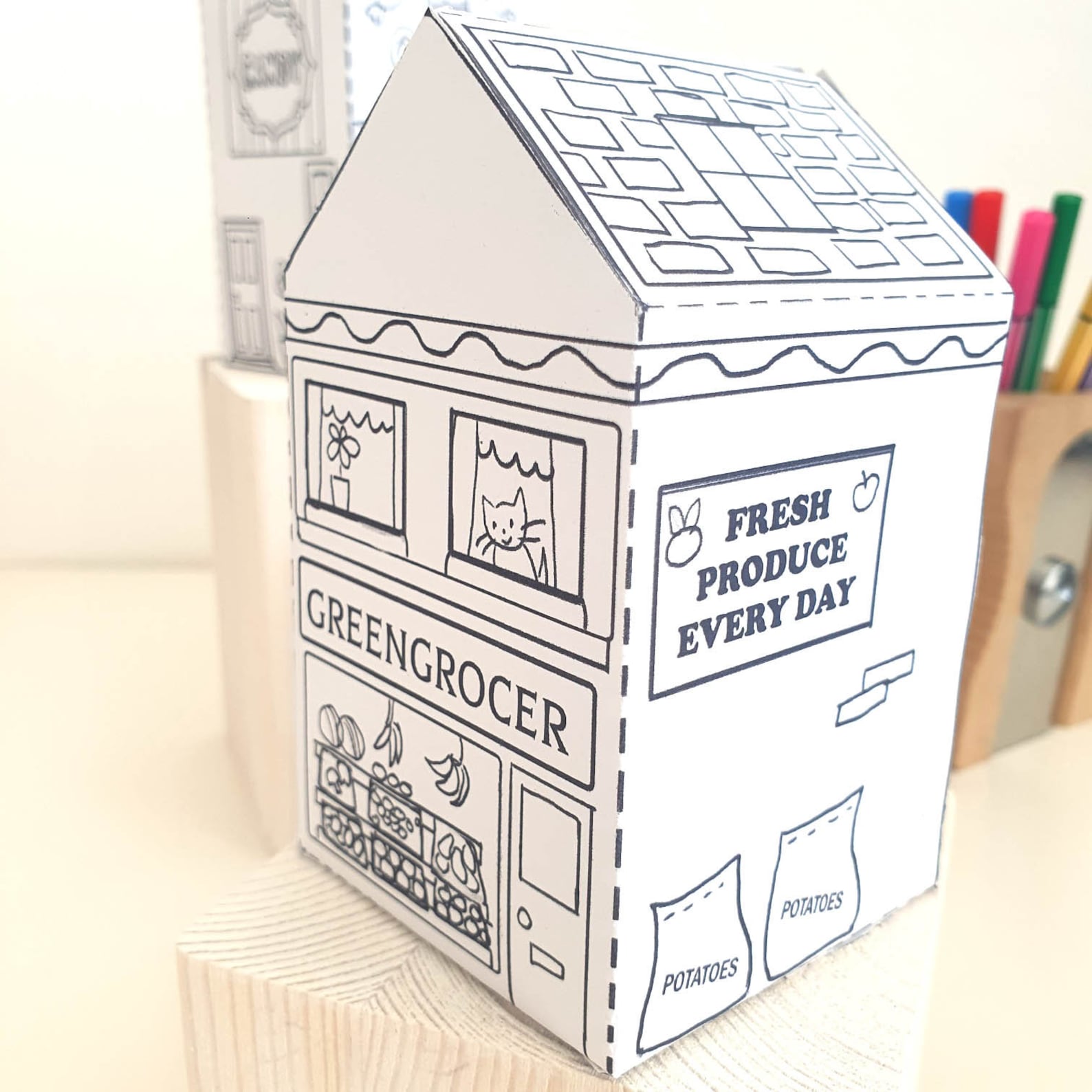 Paper SHOPS Printable Craft Sheets Activity Sheets Paper - Etsy