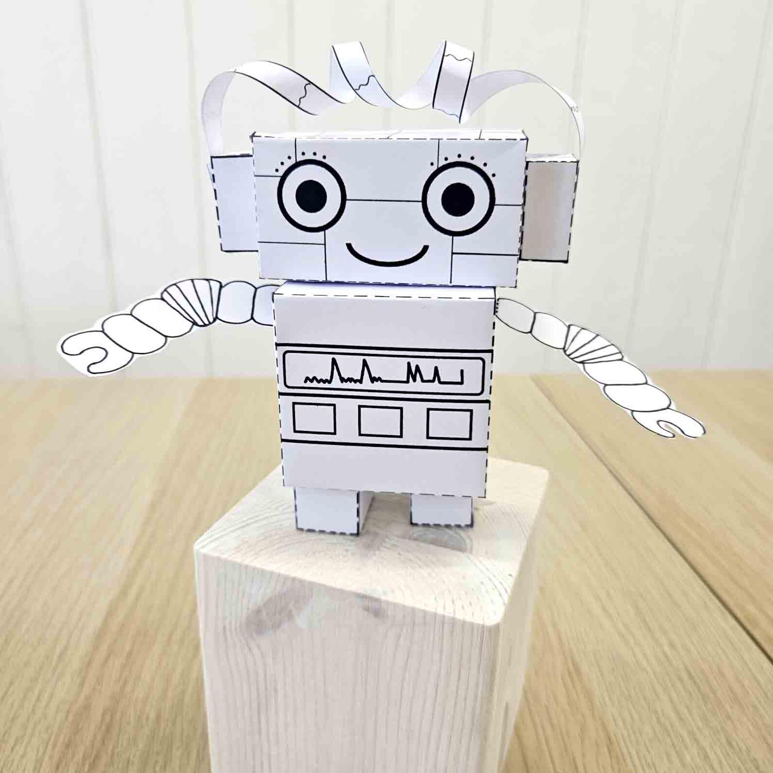 Printable Paper Robots: STEM Craft Activity for Kids (PDF Download) - Etsy