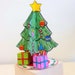 Paper CHRISTMAS TREE SCENE Printable Activity, Paper Craft Kit, Cut and ...