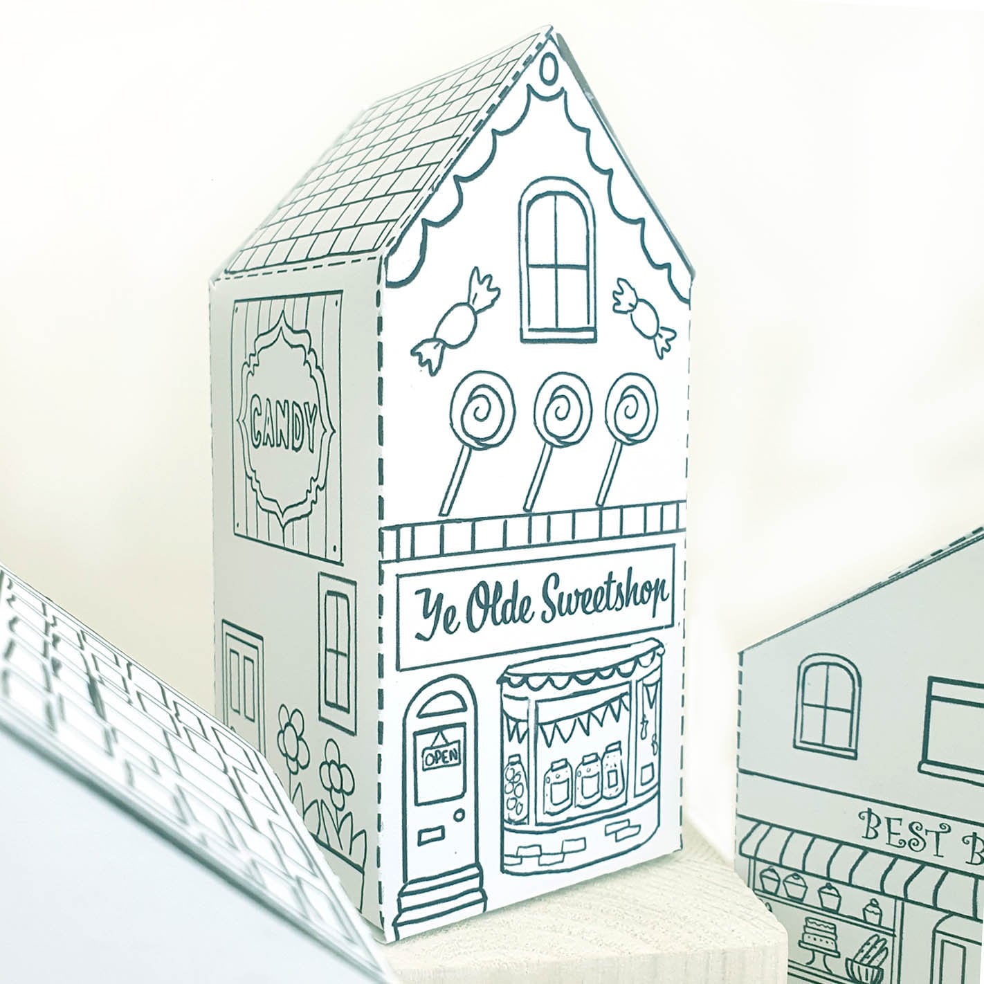 Paper SHOPS Printable Craft Sheets, Activity Sheets, Paper Craft Kit ...