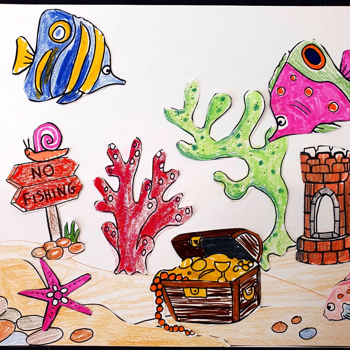 Build a Fish Tank, Aquarium Printable, Pet Activity Sheets, Paper Craft ...