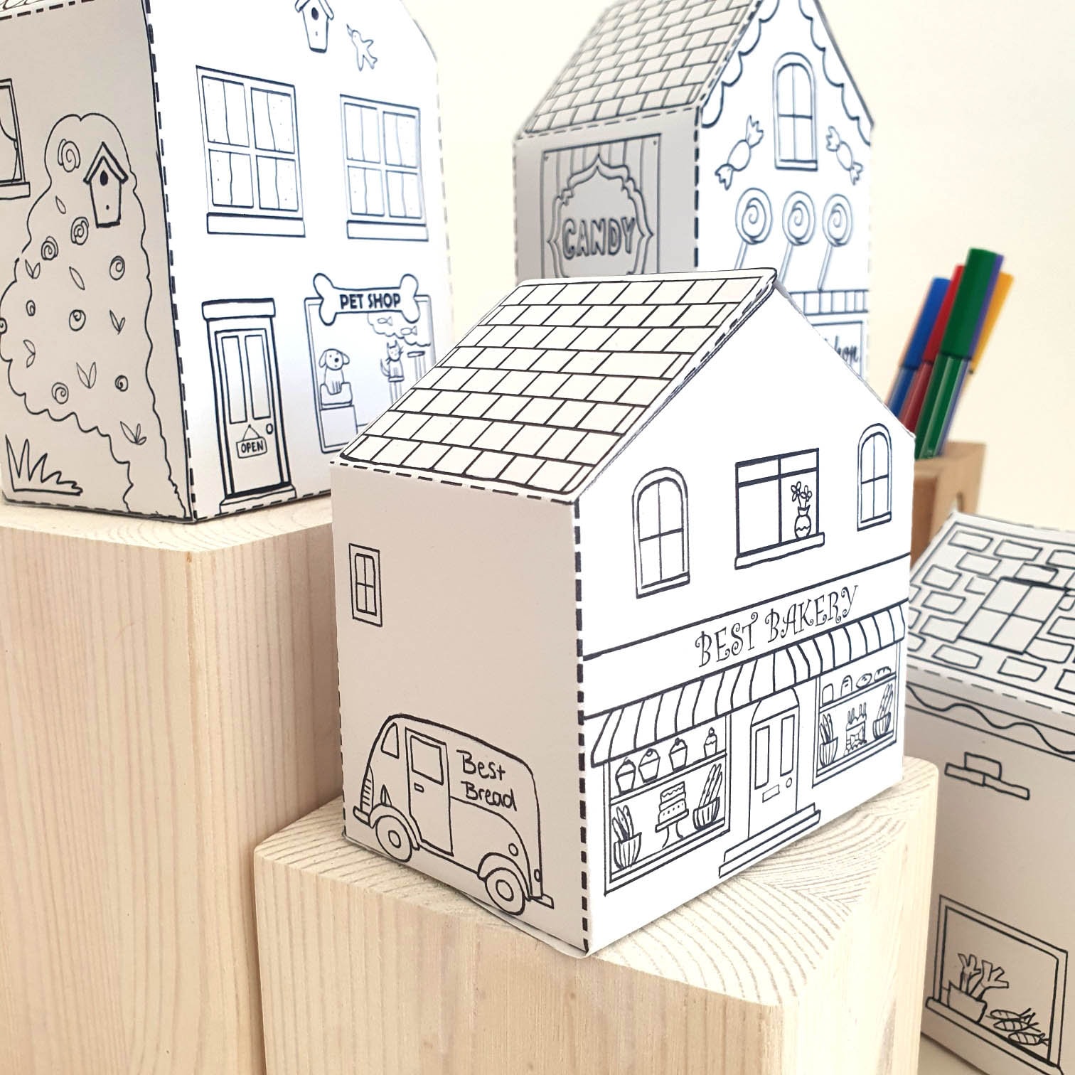 Paper SHOPS Printable Craft Sheets Activity Sheets Paper - Etsy