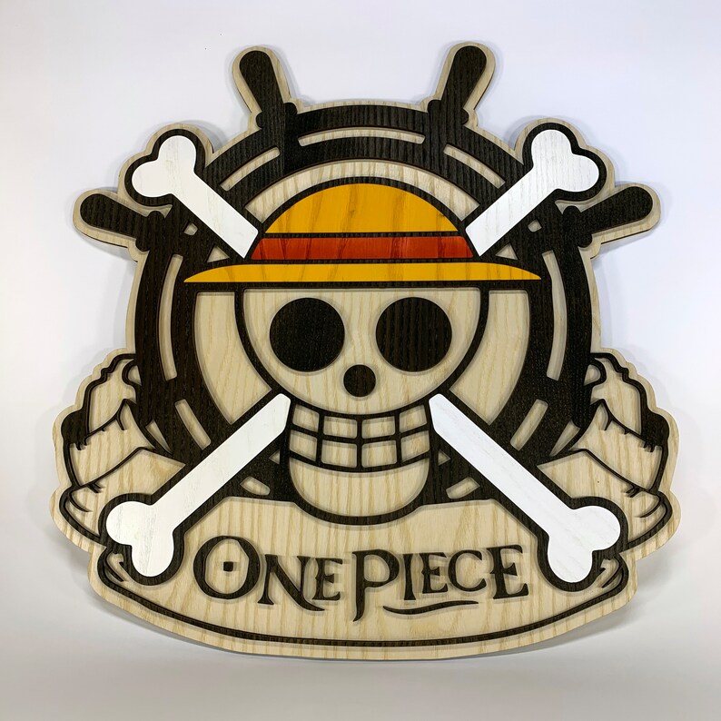 Wooden Wall Decoration // One Piece - Etsy