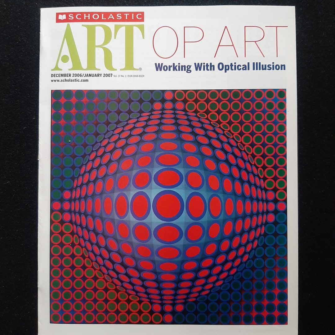 Optical Art Optical Illusion Teaching Guide Scholastic Art Magazine How ...