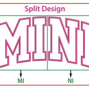 Mini Applique Embroidery Machine Sign Design Satin Stitch Mother's Day ...