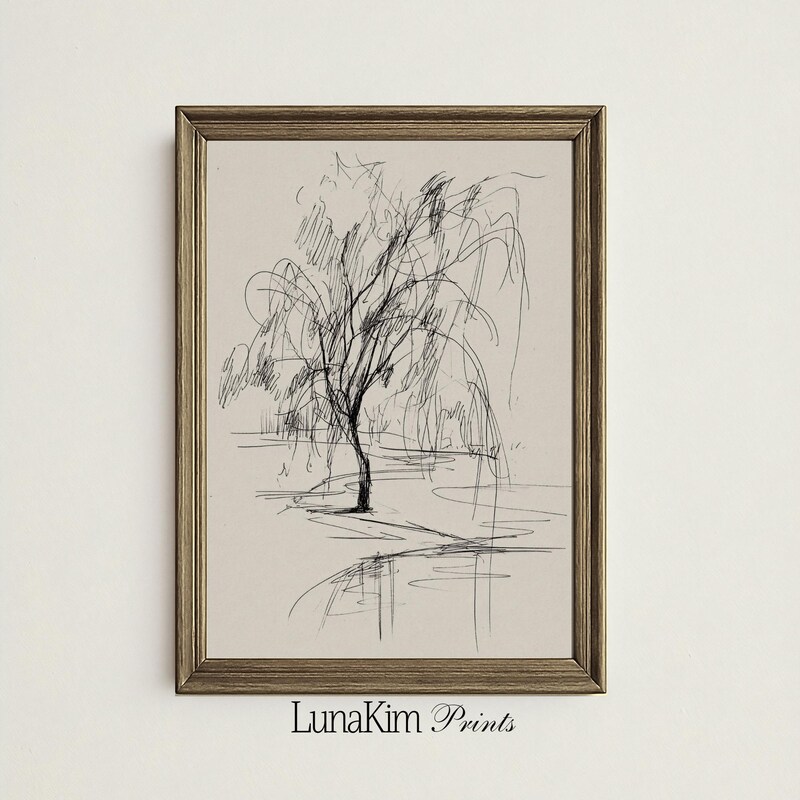 Willow Tree Print Art - Etsy
