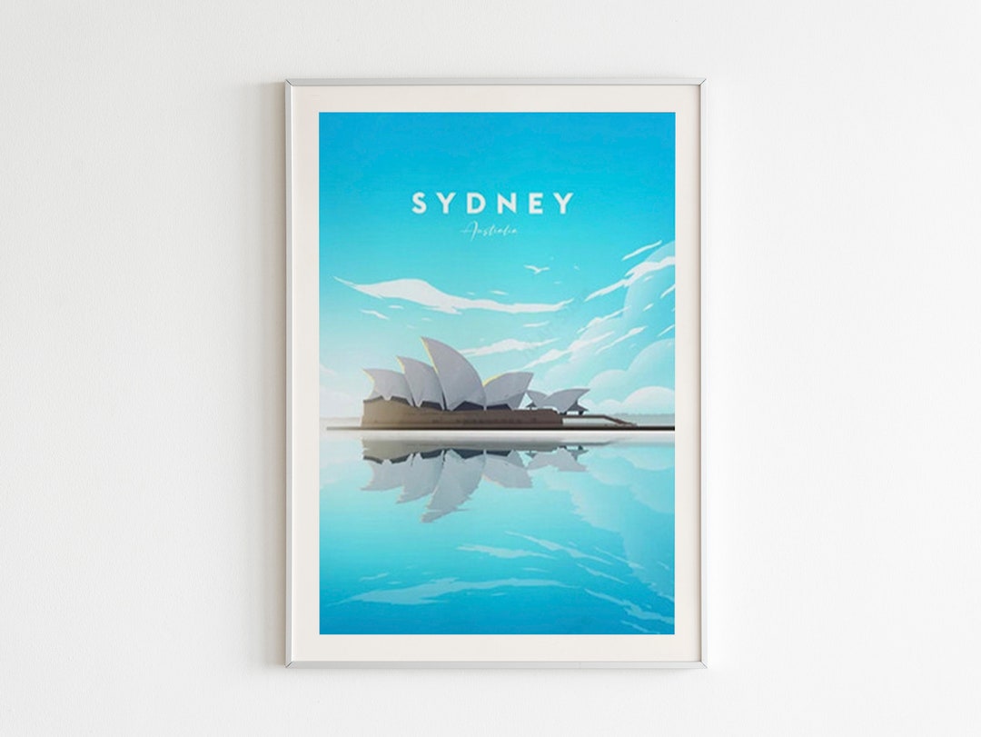 Sydney Travel Poster Sydney Poster Australia Travel Print Destination ...