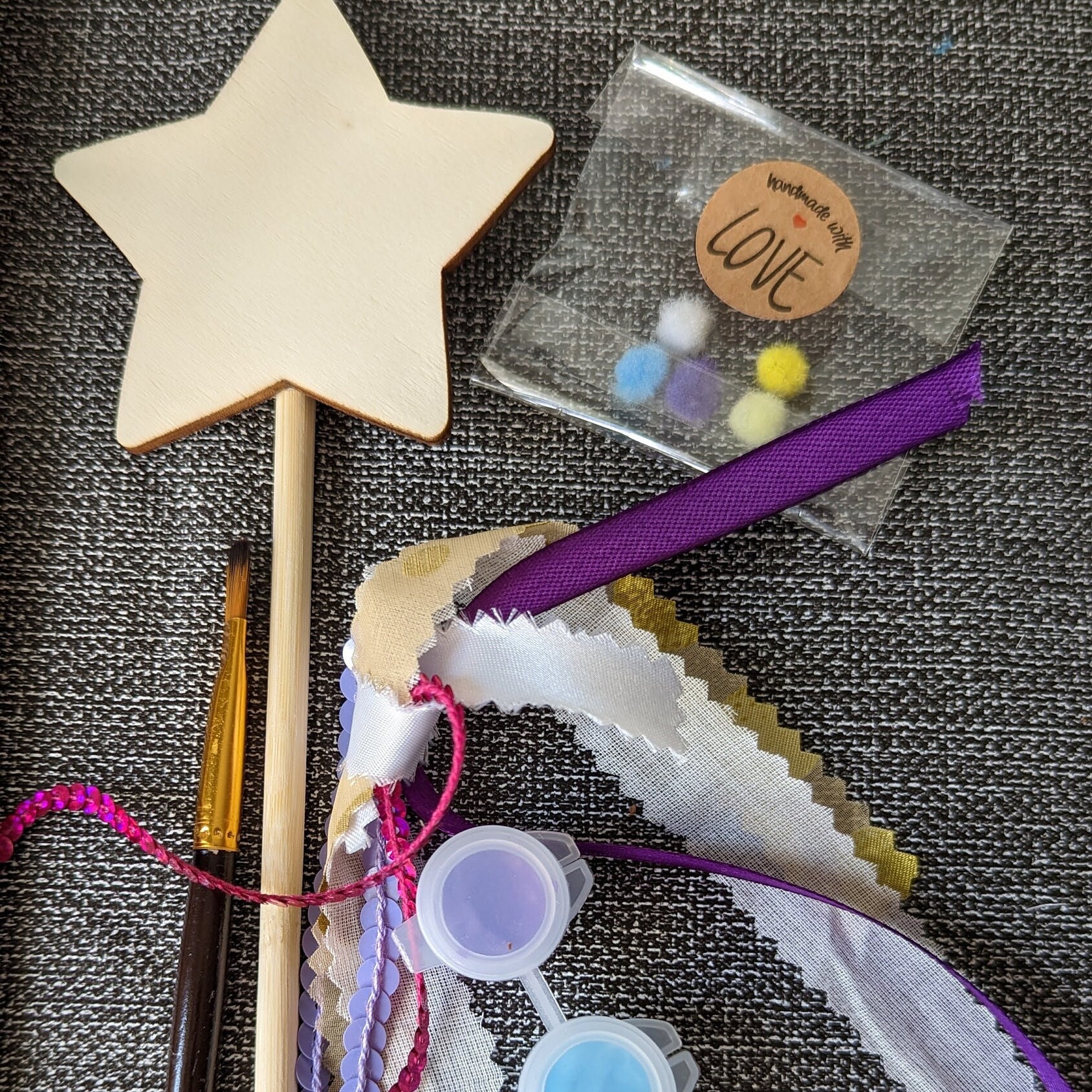 Diy Kit Make Your Own Magic Wand. Paint and Decorate With Your Little ...