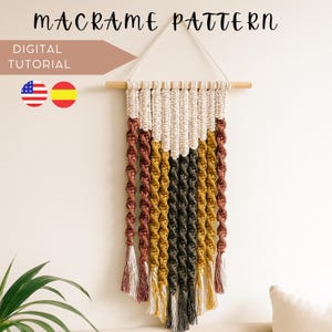 Macrame Wall Hanging Patterns Ombre - Etsy