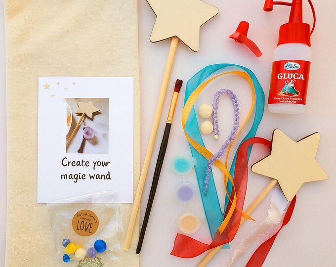 Magic Wand Paper Craft Kit, Princess Arts & Crafts Kit for Kids, Magic ...