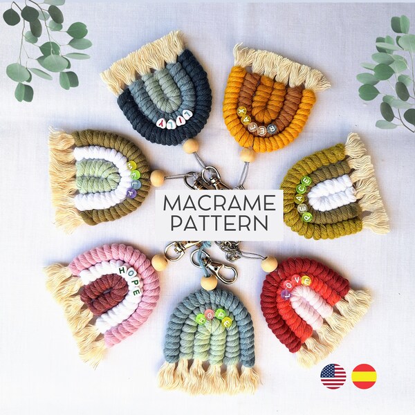 Rainbow Macrame - Etsy