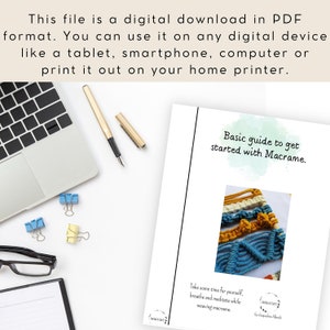 Macrame Knots Guide, PDF Tutorial Photos and Video, Knots Guide for Beginners, How to Make ...