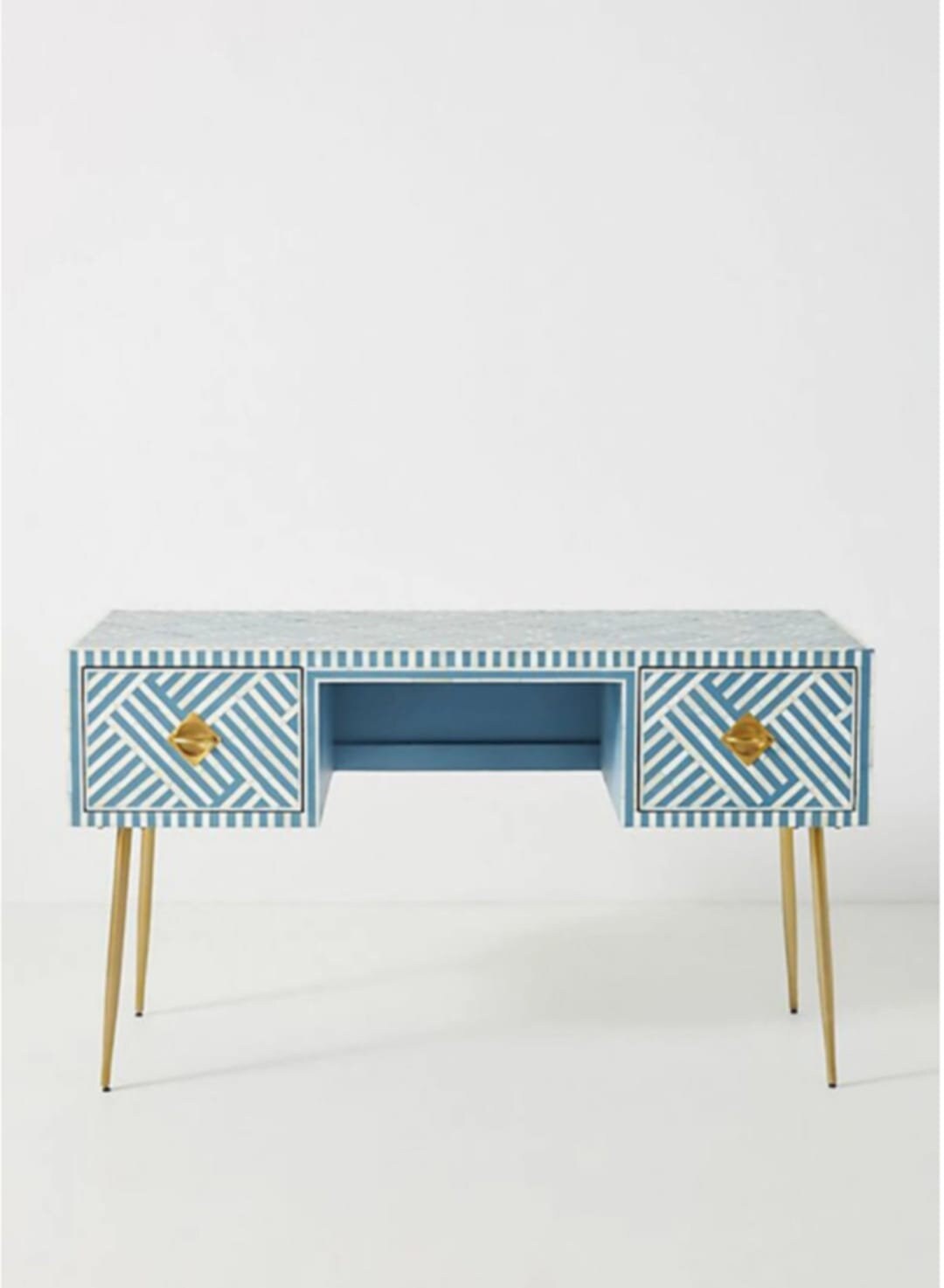 Bone Inlay Desk, Bone Inlay Work Desk, Bone Inlay Furniture - Etsy