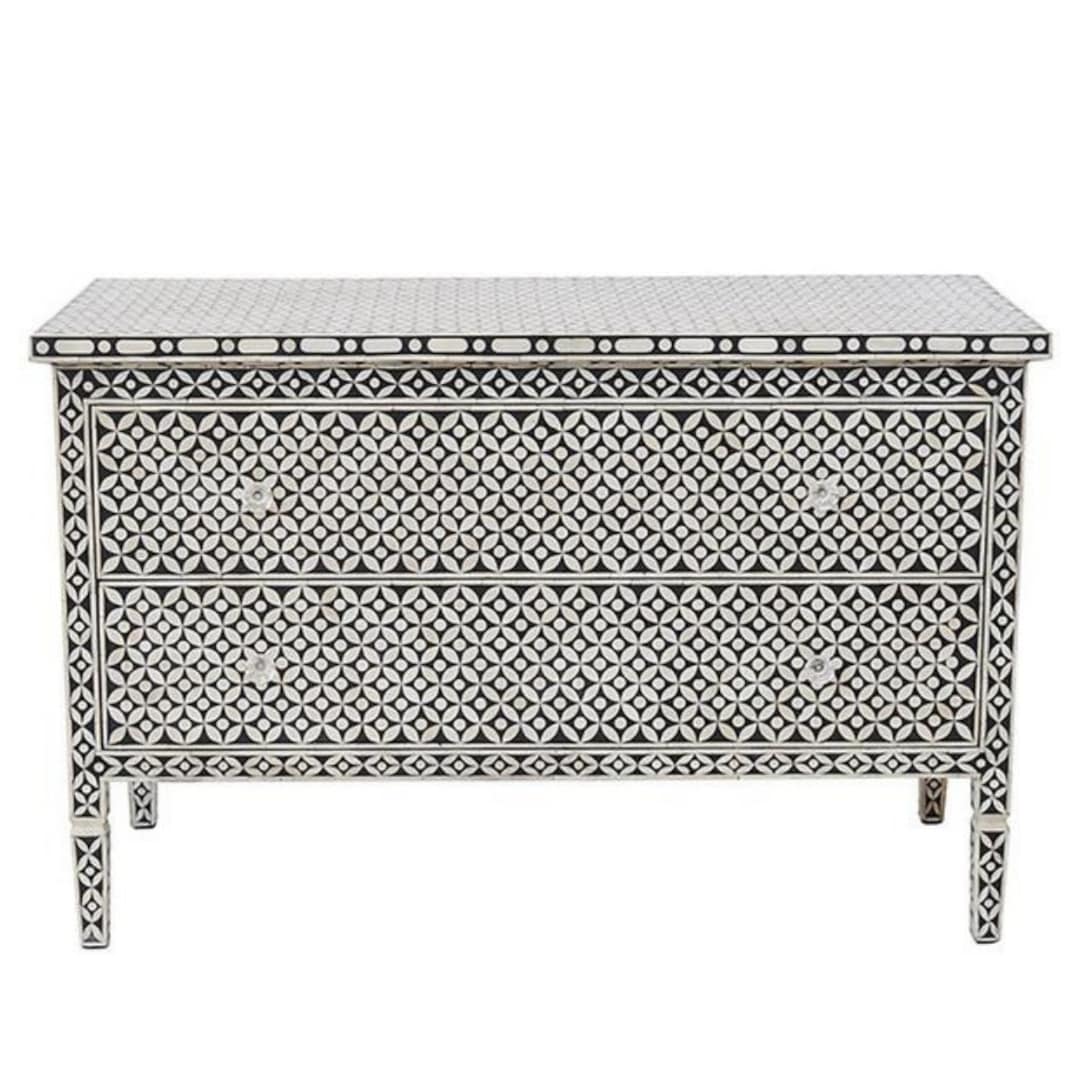 Bone Inlay Chest of Drawer, Bone Inlay Dresser, Bone Inlay Chest,bone ...