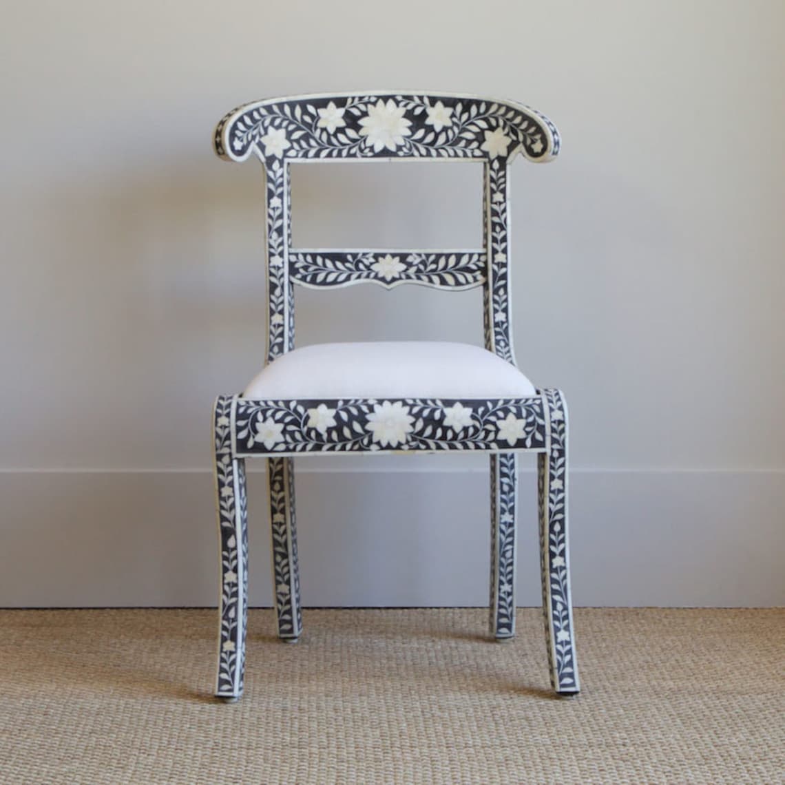 Bone Inlay Chair,bone Inlay Handmade Chair, Bone Inlay Furniture - Etsy