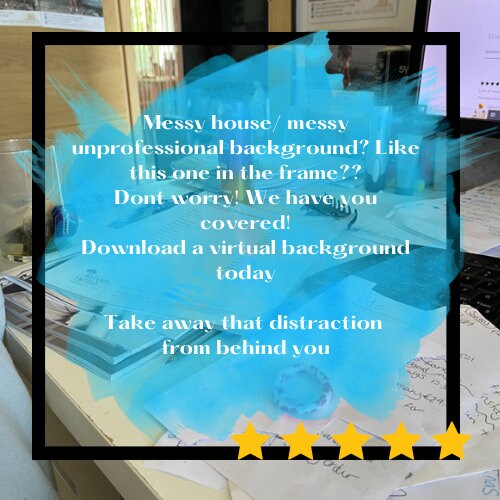 DIGITAL BACKDROP MEETING Background Zoom Backgrounds Fun - Etsy