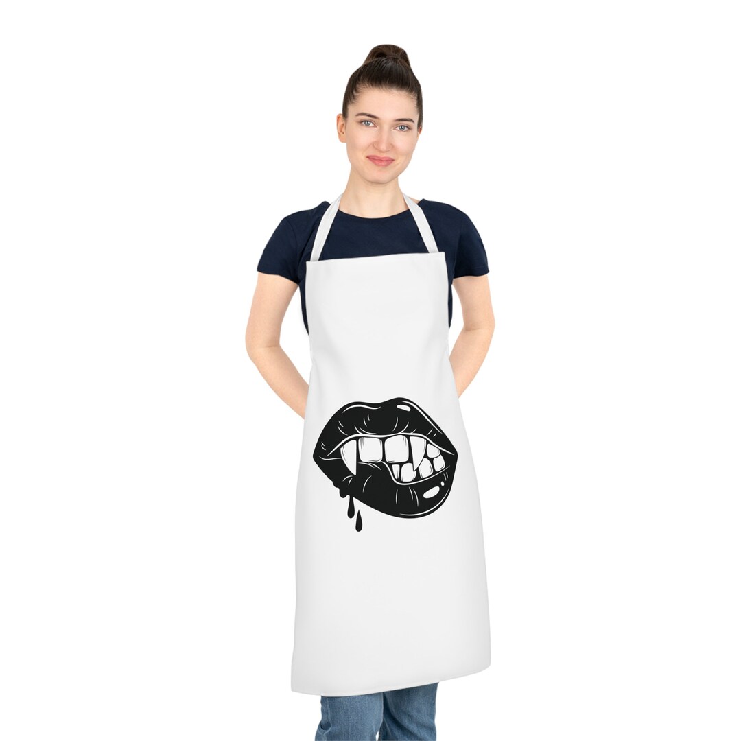 APRON FOR KITCHEN Halloween Apron Horror Apron Sexy Vampire - Etsy