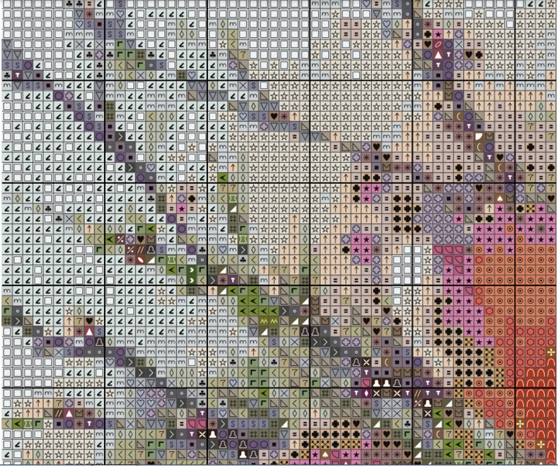Cross Stitch Pattern basket of Crocuses PDF, Cross Stitch Patterns ...