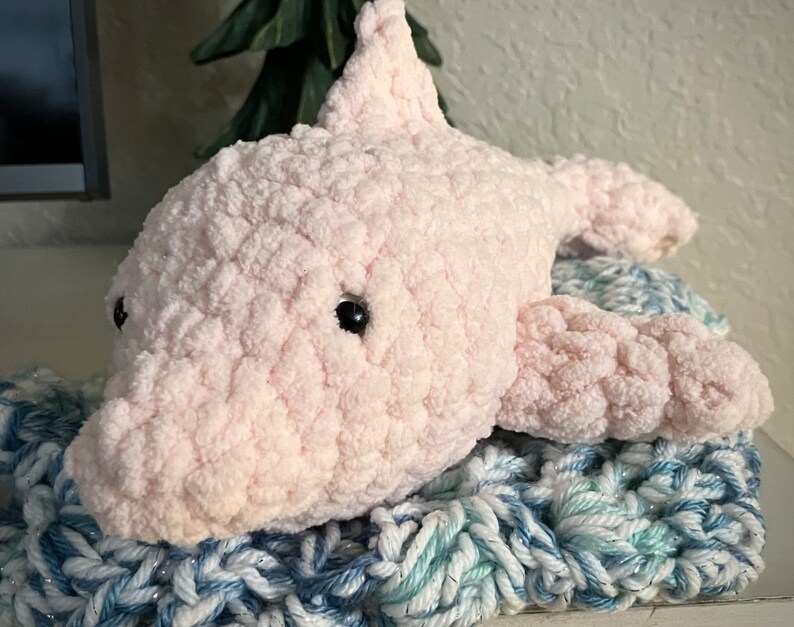 Pink Dolphin Plushie - Etsy