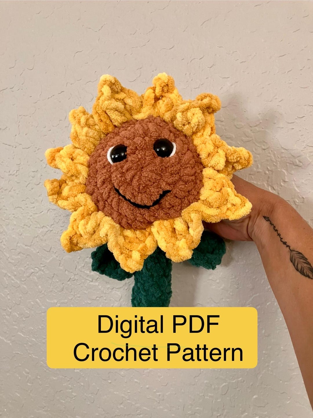 PDF Pattern-sunflowers & Sunshine-crochet Pattern-crochet Flower ...