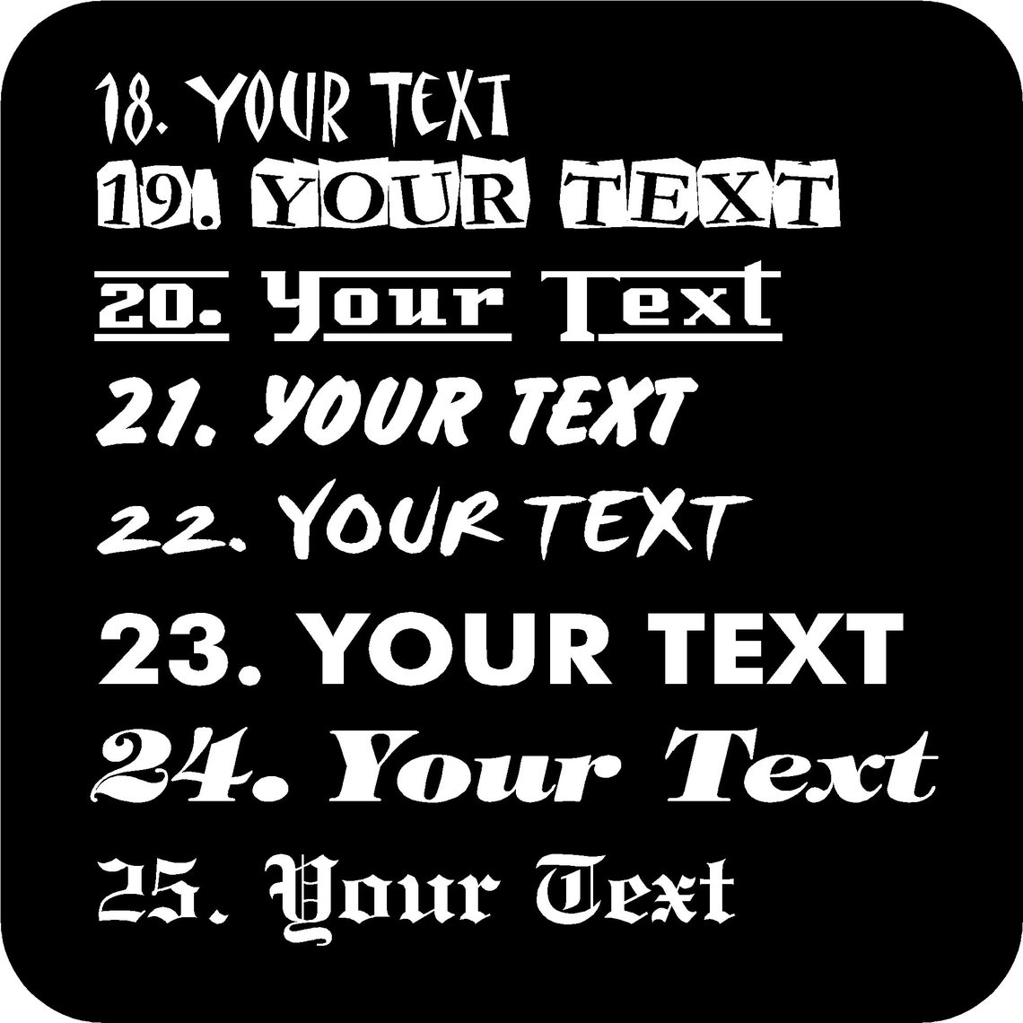 MAGNETIC SIGN Fully Removeable Reuseable Any Text Colour 5cm X - Etsy