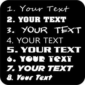 MAGNETIC SIGN Fully Removeable Reuseable Any Text Colour 5cm X - Etsy