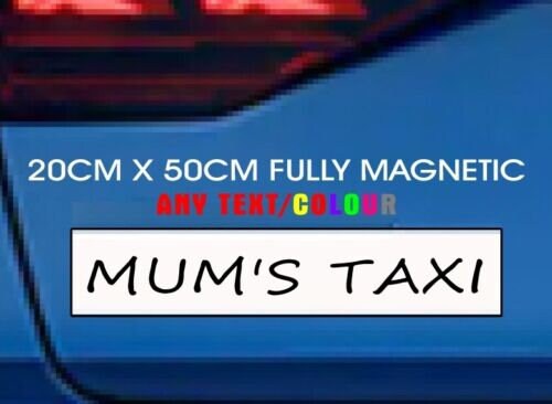 MAGNETIC SIGN Fully Removeable Reuseable Any Text Colour 5cm X - Etsy