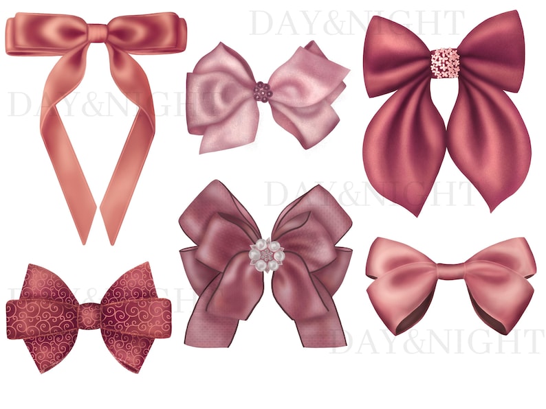 Pink Cute Bow Png Coquette Ribbon Png Clipart Bow Collection Aesthetic ...