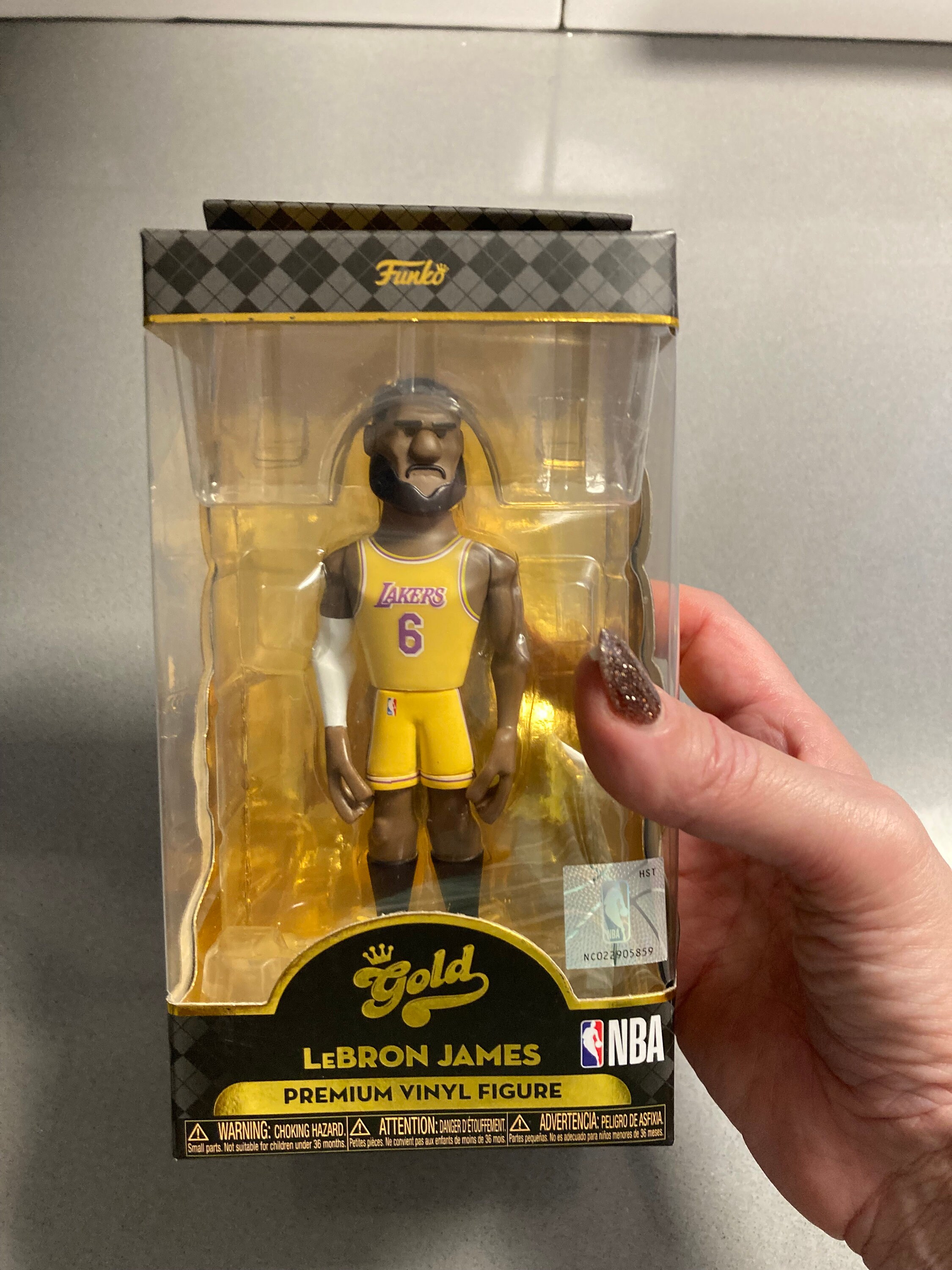 Lebron James LA Lakers Official NBA Figurine in Original Box - Etsy