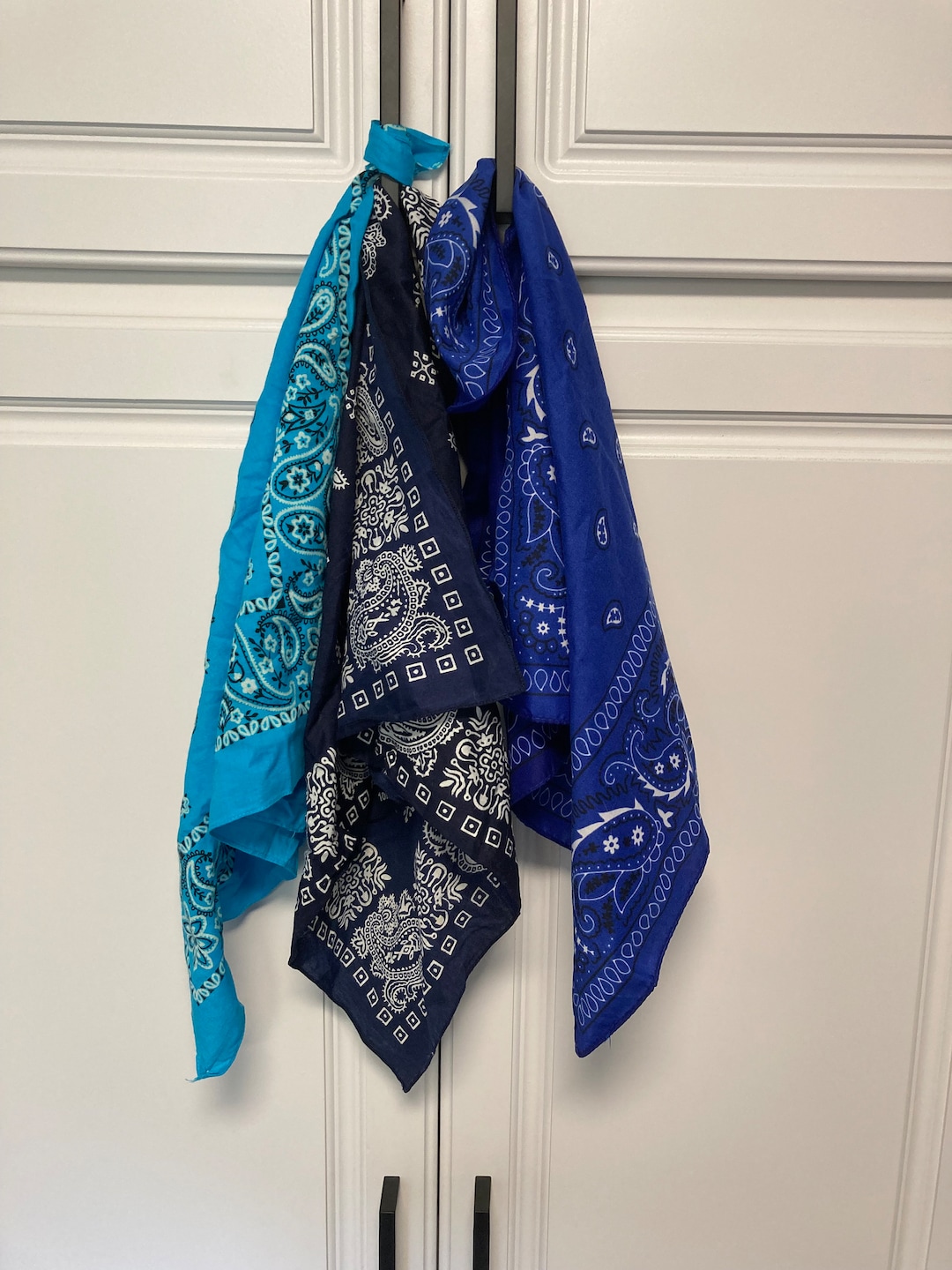 Set of 3 Blue Colors Casual Handkerchiefs - Etsy