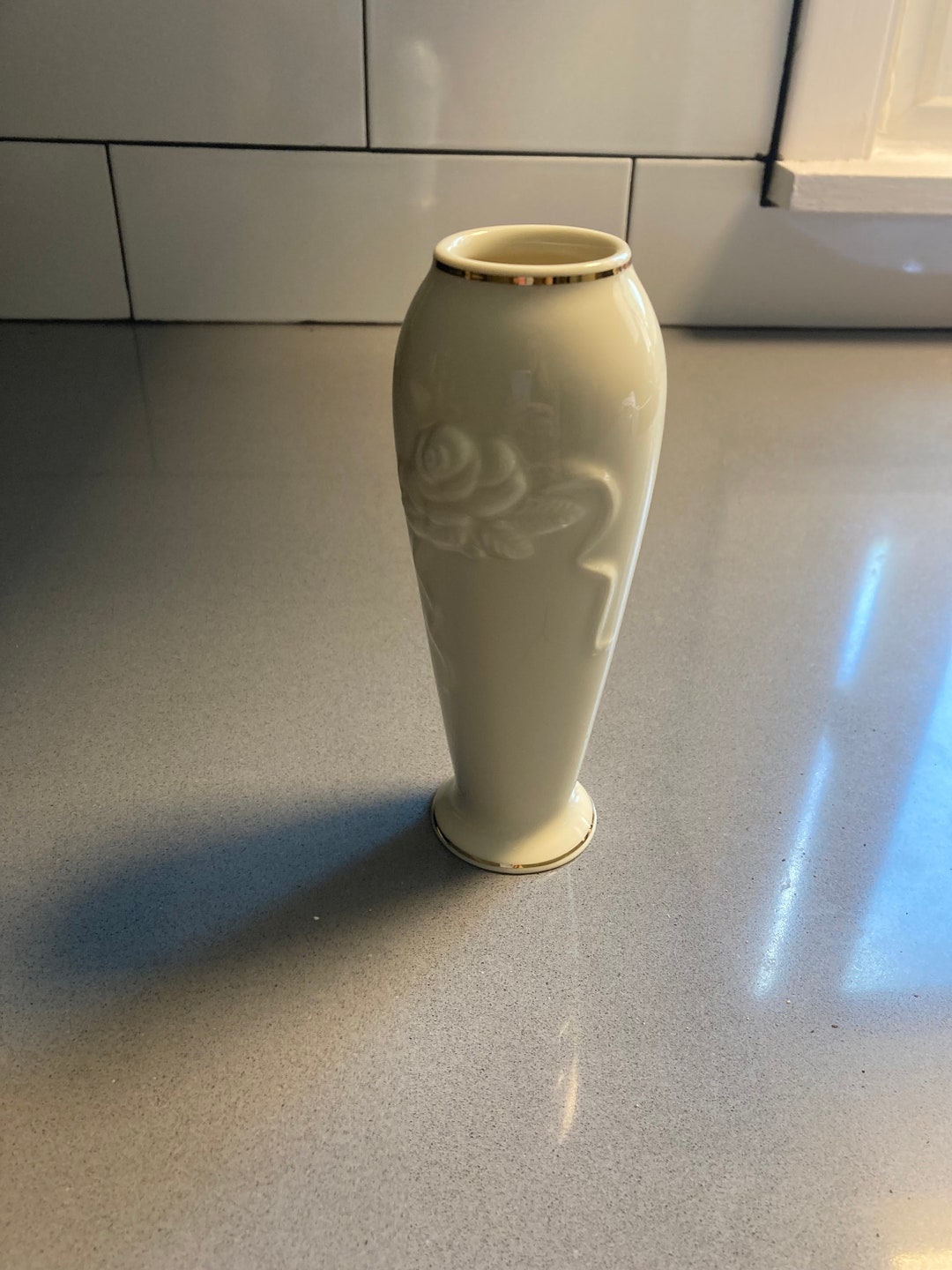 Lenox Bud Vase With Roses - Etsy