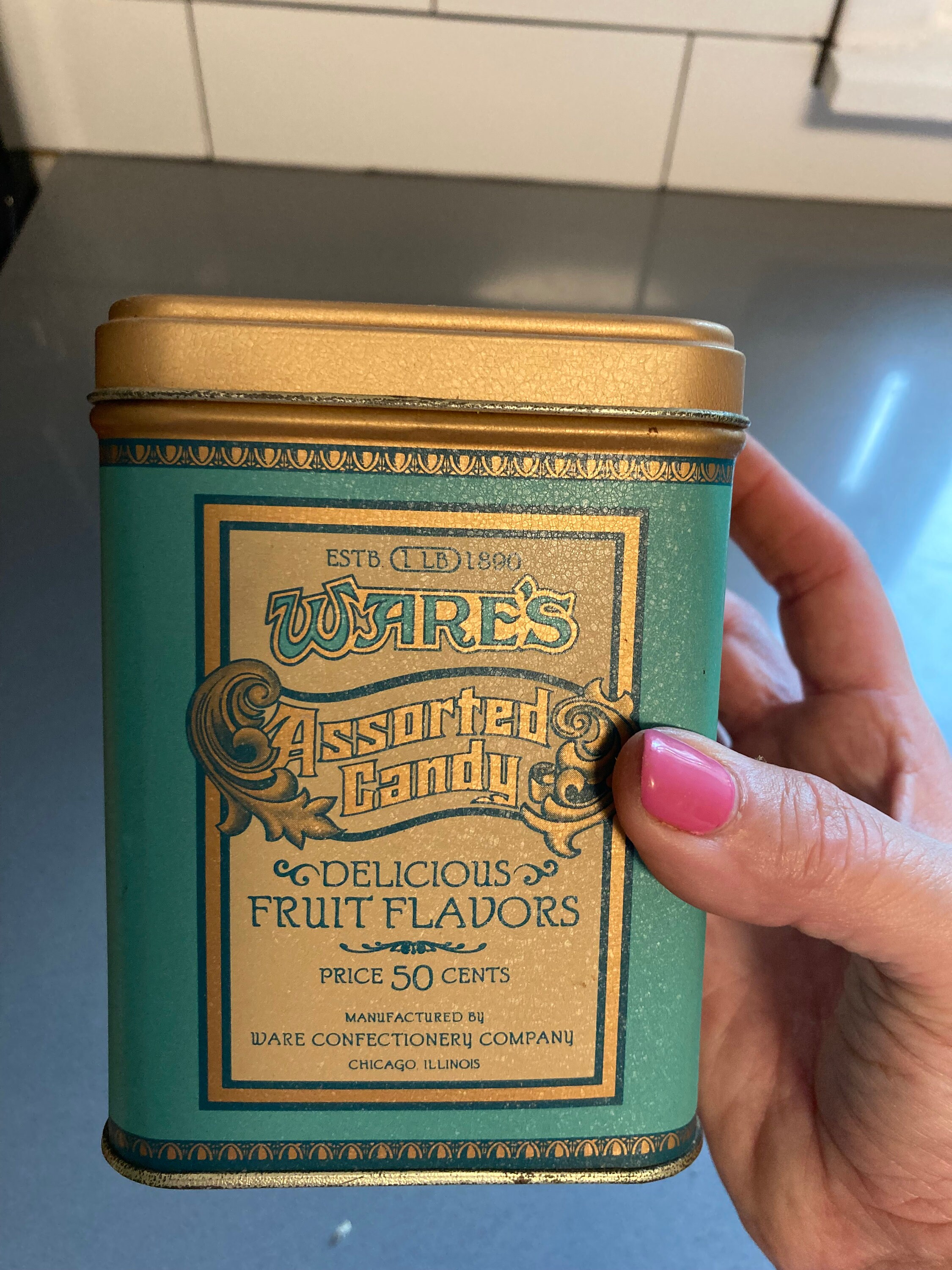 Ware’s Assorted Candy Tin From Chicago - Etsy