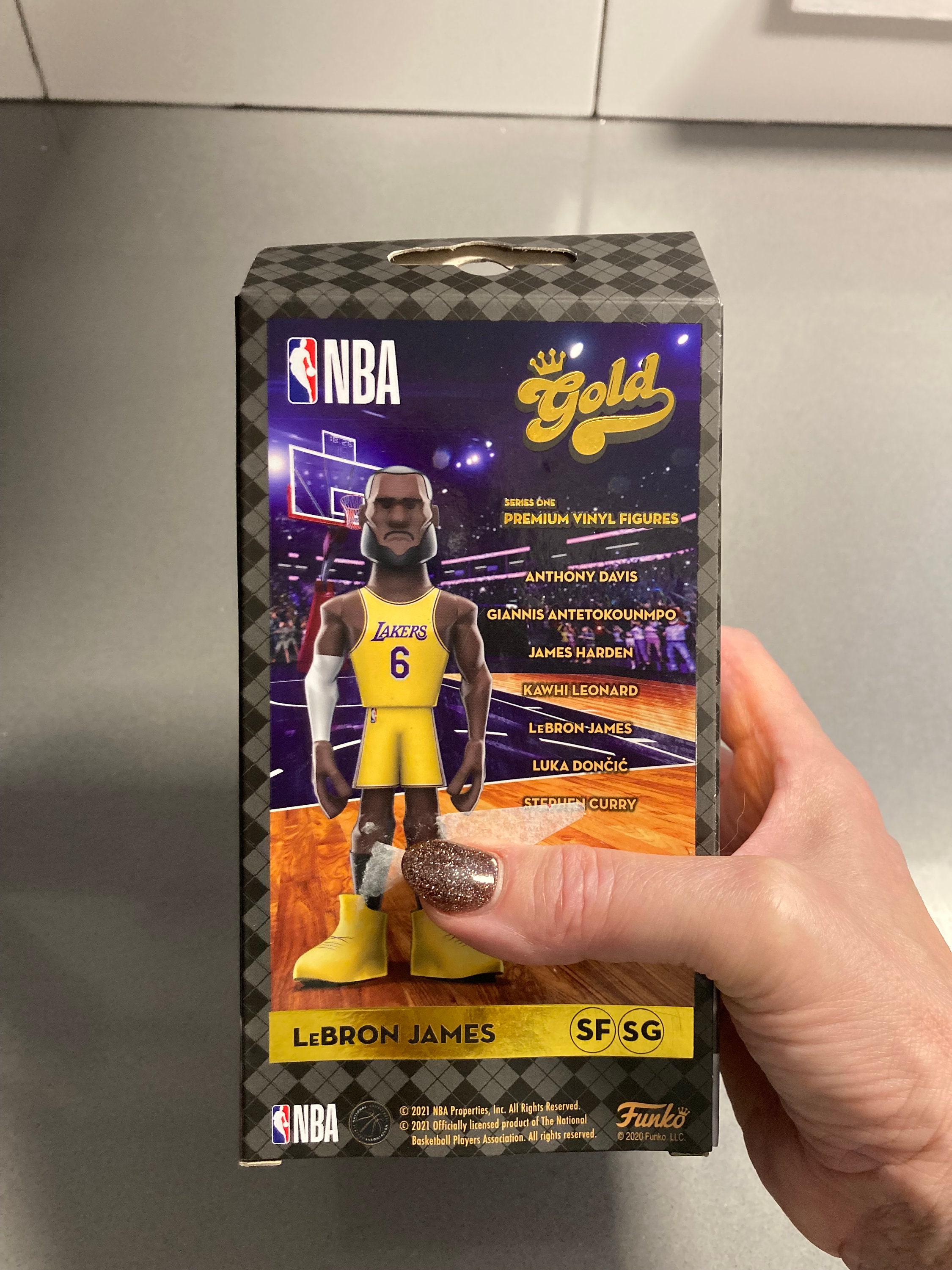 Lebron James LA Lakers Official NBA Figurine in Original Box - Etsy