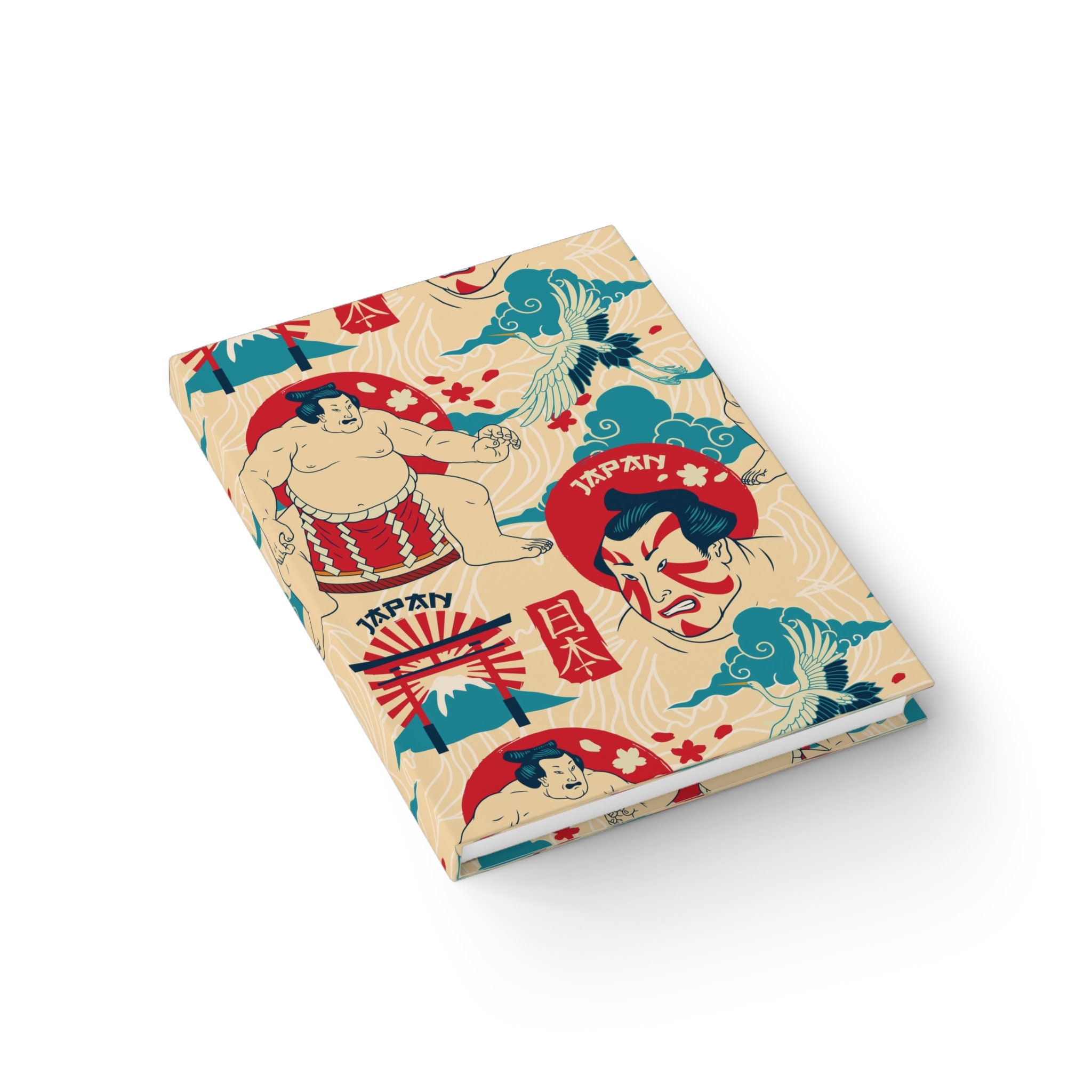 Sumo Wrestler Journal - Blank Pages, Japanese Sumo, Notebook, Japan ...