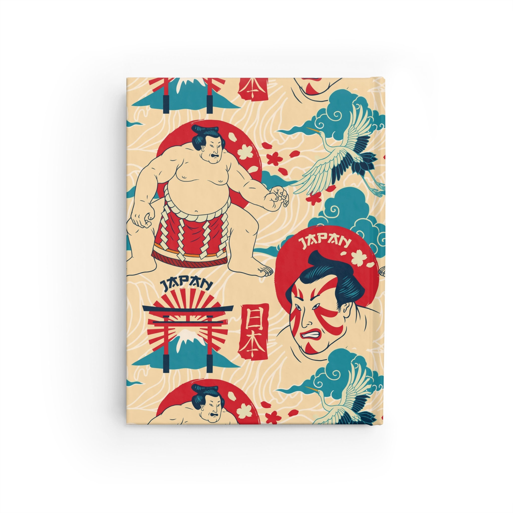 Sumo Wrestler Journal - Blank Pages, Japanese Sumo, Notebook, Japan ...