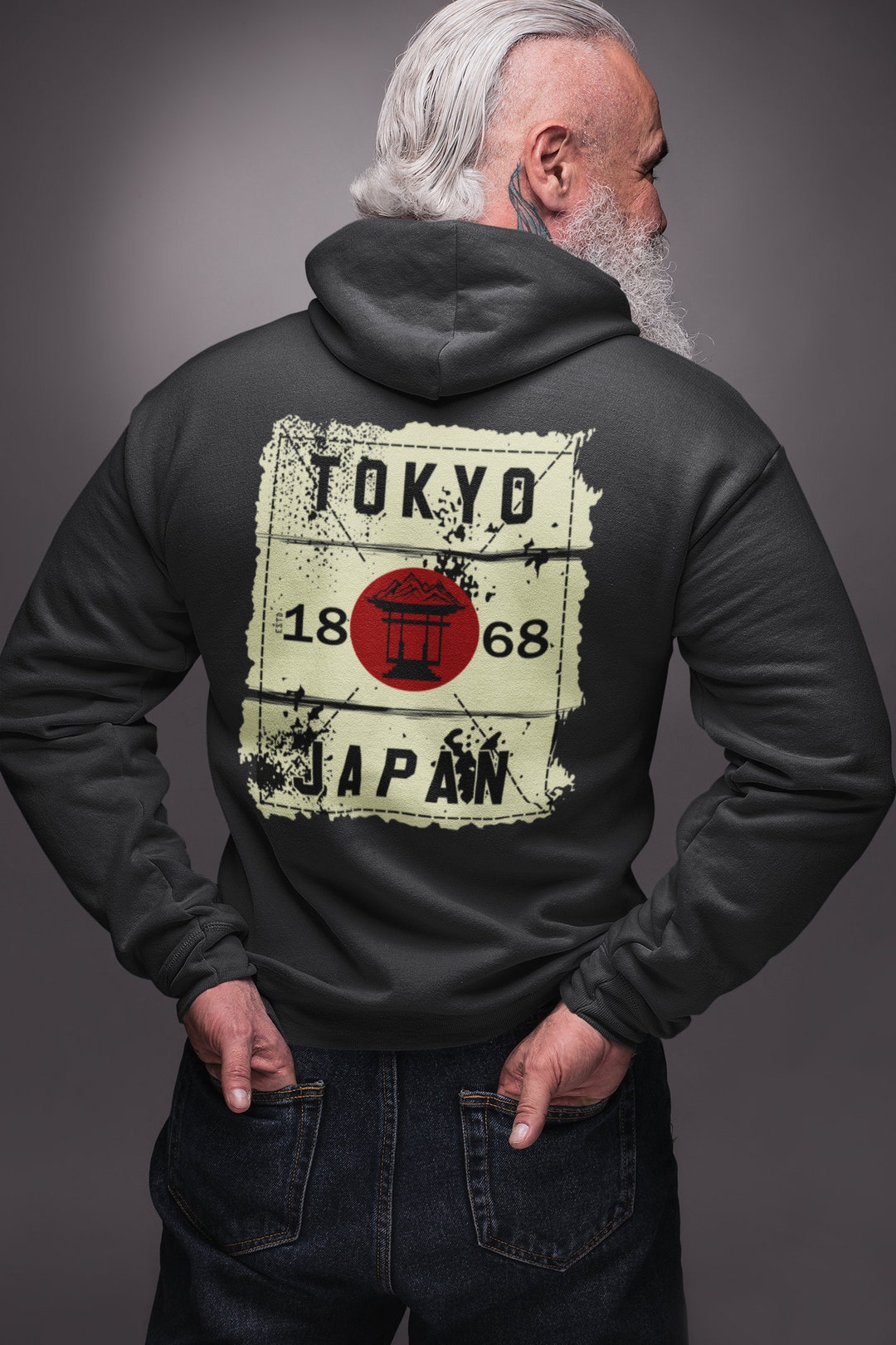 Tokyo Retro Pullover Hoodie, Japan, Japanese, Retro - Etsy