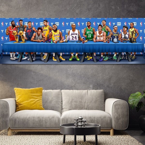 Basketball Last Supper Wall Art - Etsy