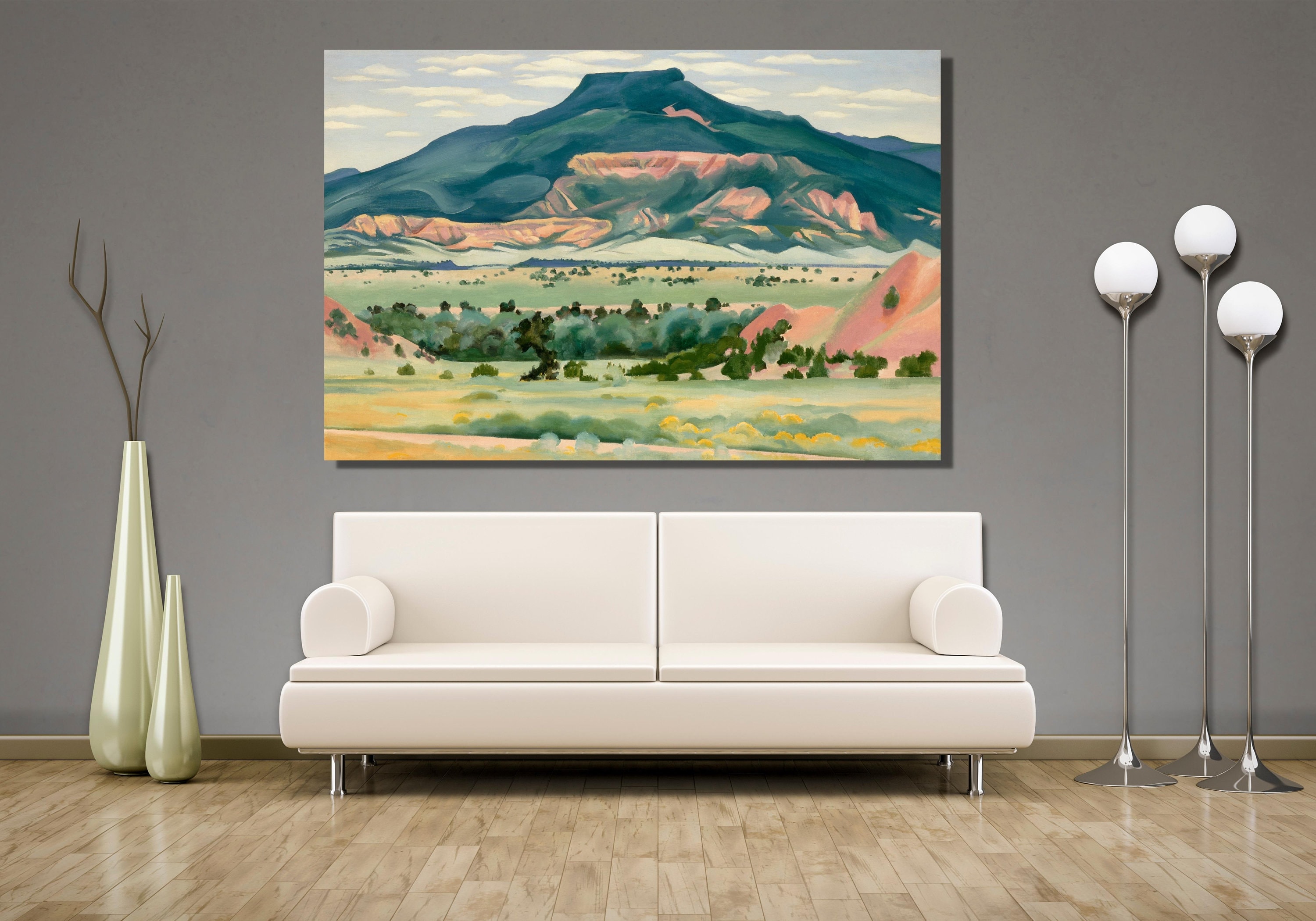 Georgia Okeeffe New Mexico Landscapes Georgia Okeeffe Mountain ...