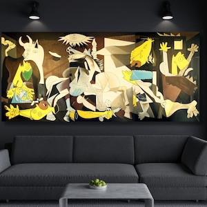 Pablo Picasso Guernica Poster, Guernica Wall Art,guernica Black White ...