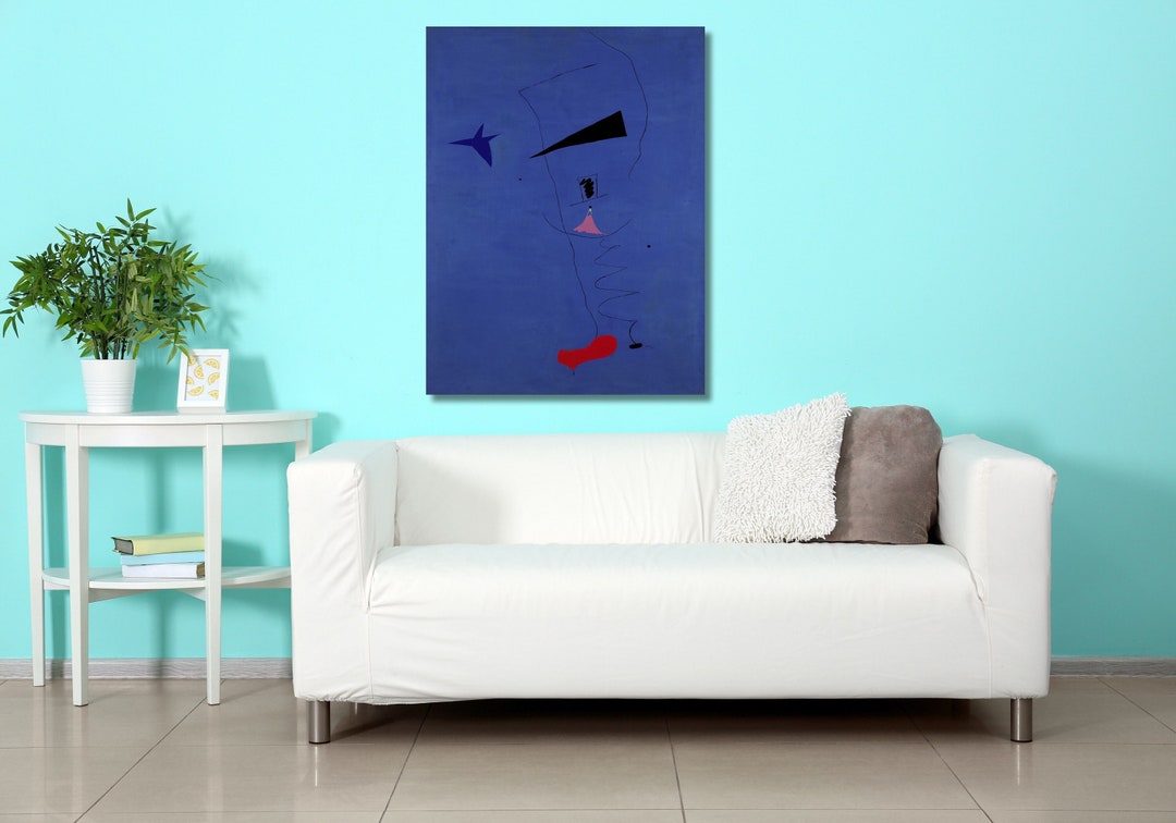 Joan Miro Blue Star 1927 Art, 1925 by Joan Miro Dancer Exhibition ...